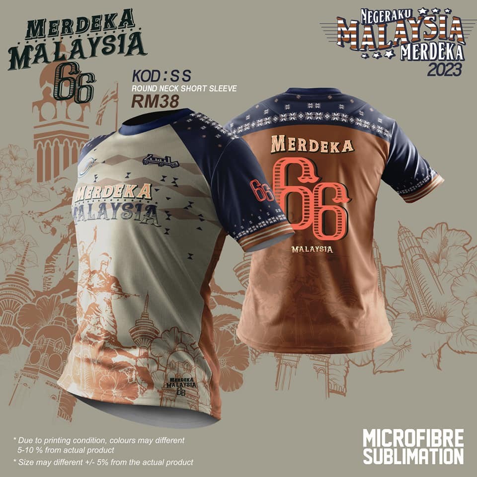 Fashion New Product Malaysia's 66th Merdeka 2023 Design Upgraded jersey ...