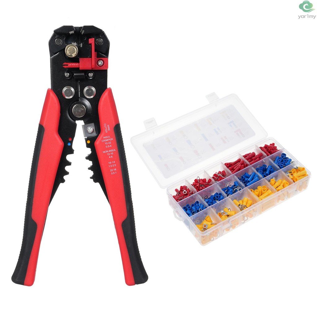 Wire Terminals Crimping Tool Kit Multifunctional Wire Stripping Pliers ...