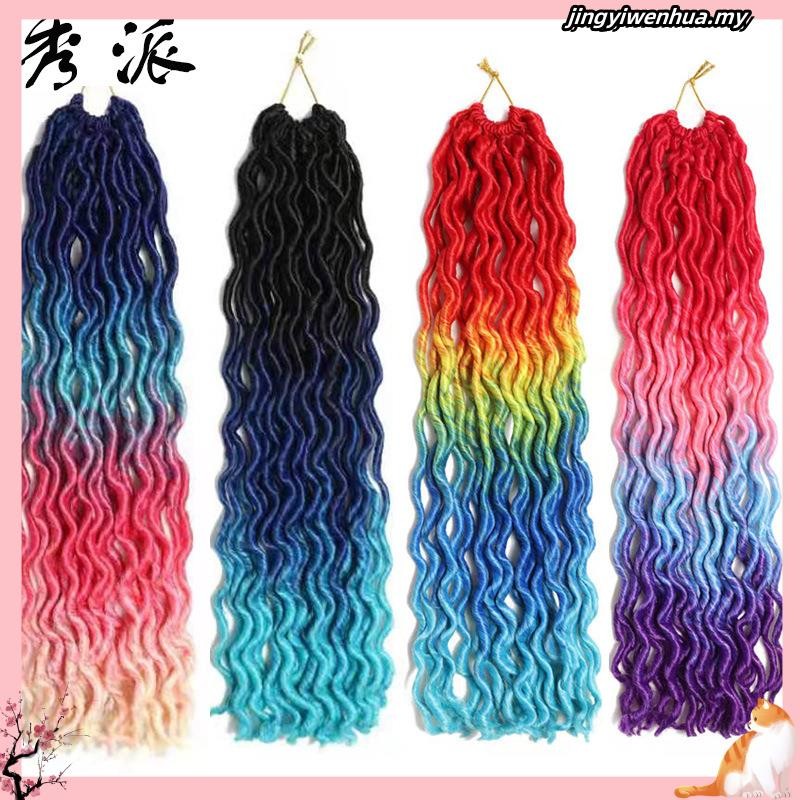 Synthetic Faux Locs Crochet Braids Hair Dreadlocks Knotless Hook Dreads ...