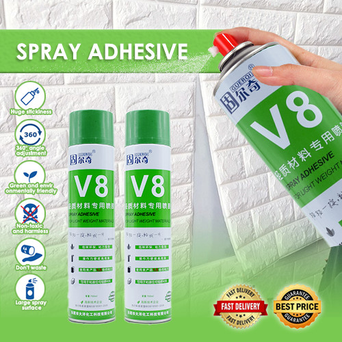 V8 750ML Soundproof Spray Glue | Heavy-Duty Adhesive for Foam, Studio ...