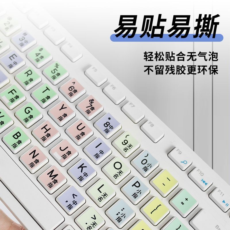 Suitable for Desktop Computer Familiar Keyboard Color Partition ...