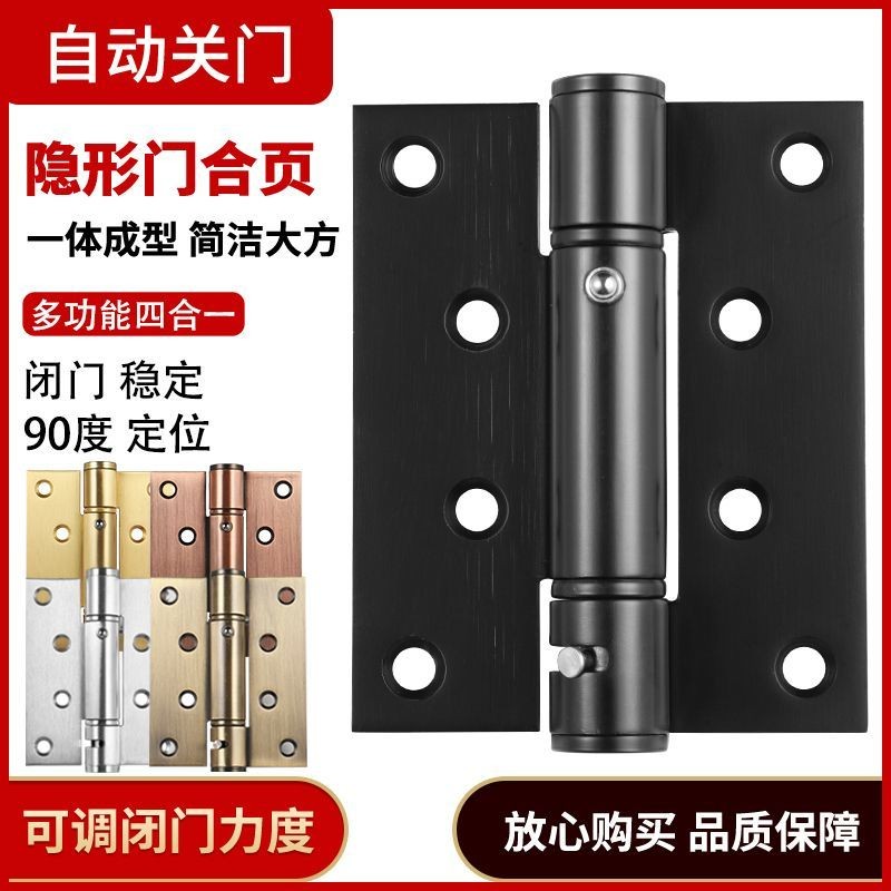 Invisible Door Self-Closing Hinge with Door Closer Automatic Door ...
