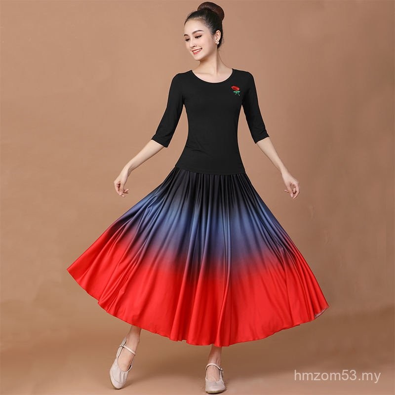 Square Dance Costume New Style Suit Skirt Western Style Summer Dance ...