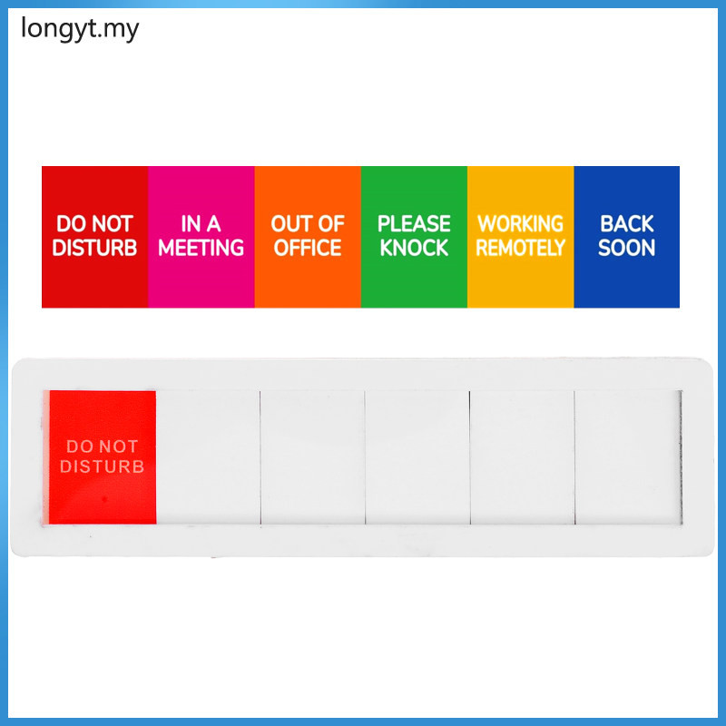 longyt Meeting Status Card Cubicle Door Sign Out of Office | Shopee ...