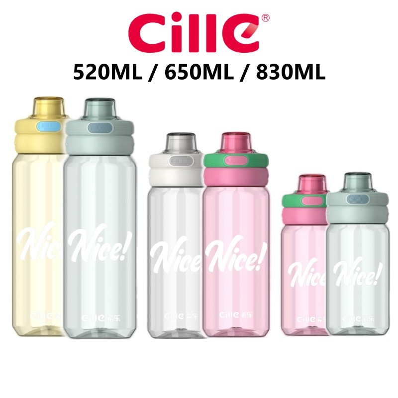 Cille Tritan BPA-Free Water Bottle Large Volume Botol Air Besar Tritan ...