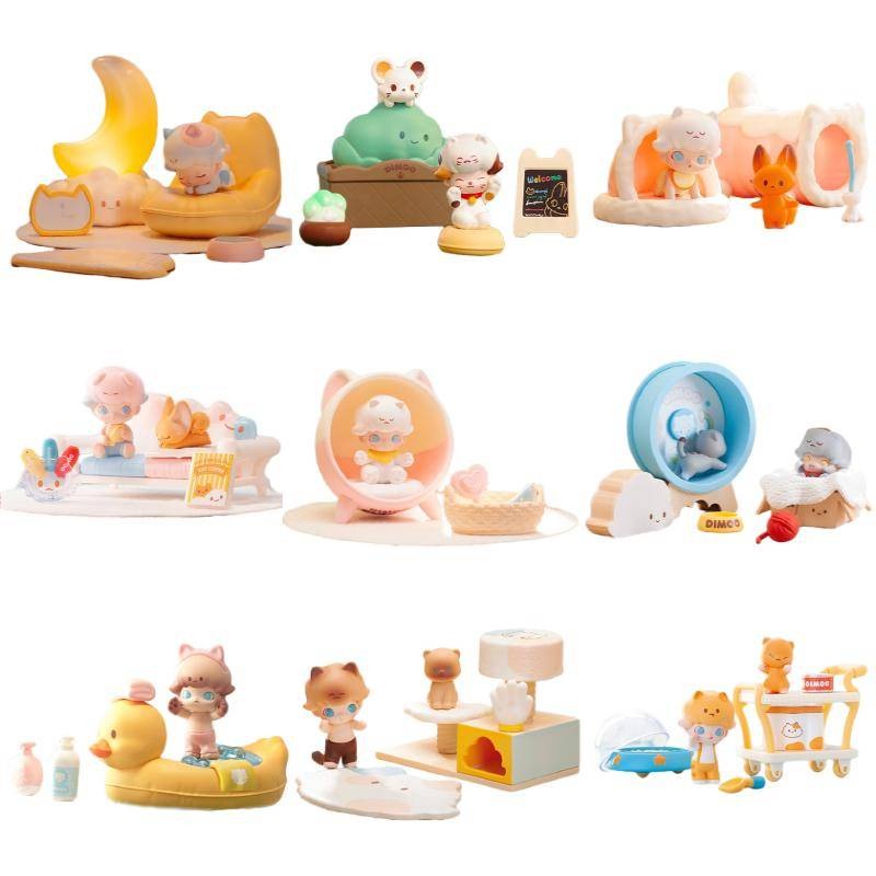POPMART DIMOO DIMOO Cat Cat Paradise Series Figure-Made Mystery Box ...