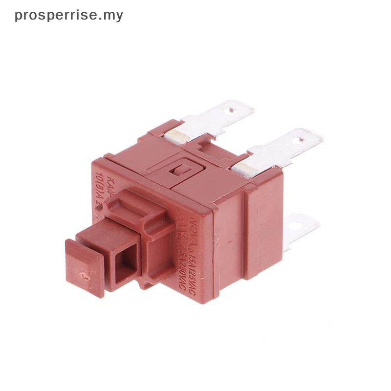 [prosperrise] Power Switch Push Button KAN-L5 Switch 7.5A 250V AC 4 Pin ...