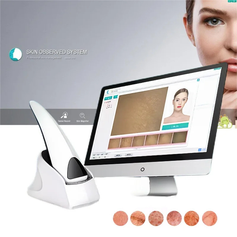 2025 Version skin scanner skin analyzer facial beauty analysis machine ...