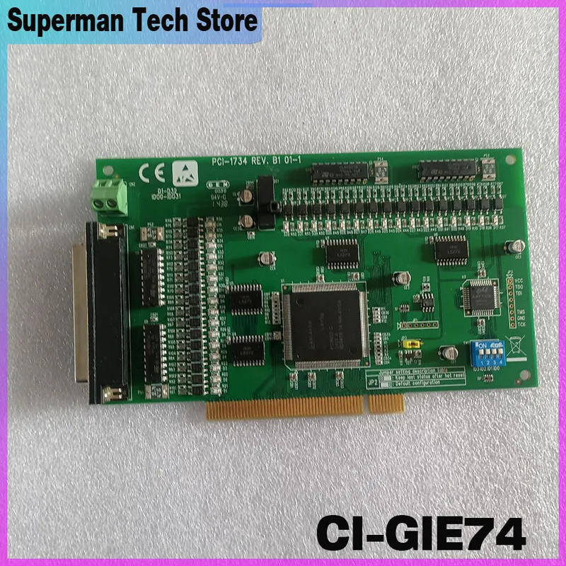 For ADLINK Image Acquisition card PCI-GIE74 51-18531-0A10 Network port image card Switch control ...
