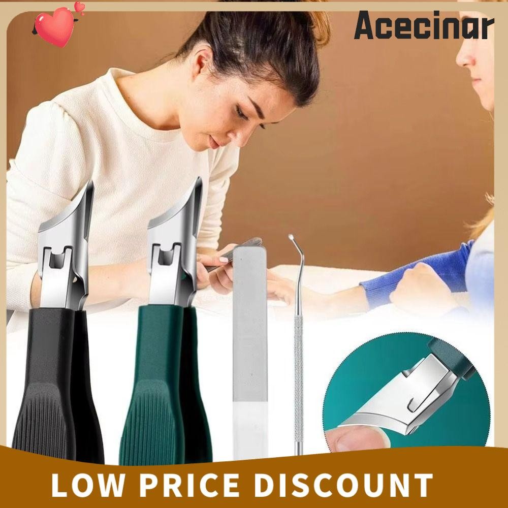 ACECINAR Oblique Toe Nail Trimmers, Stainless Steel Trim Nails Slant ...