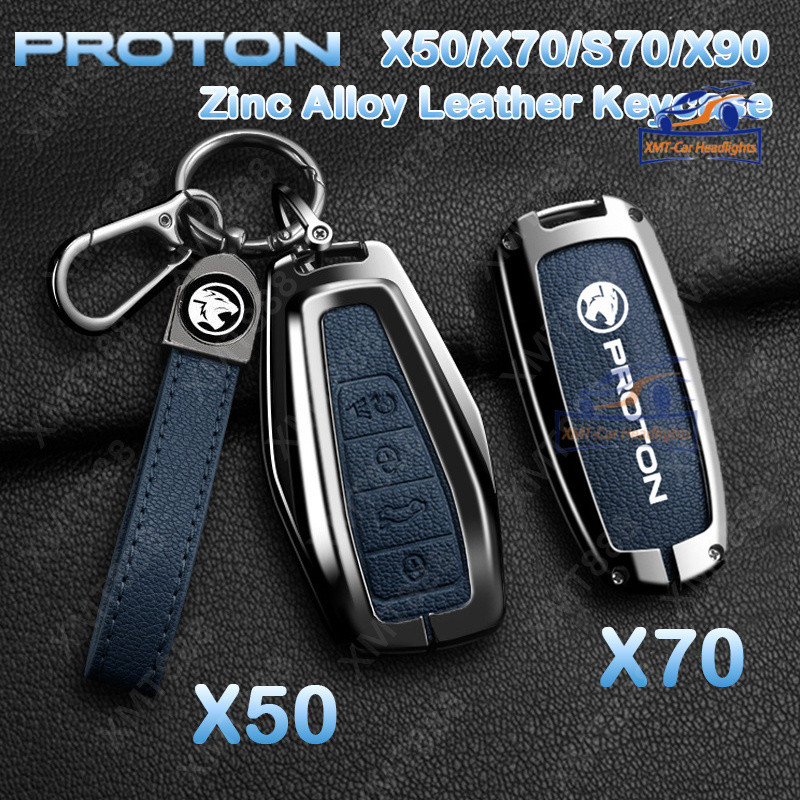 Proton X50 Key Cover Zinc Alloy for X70/X90/S70 Metal Leather Smart ...