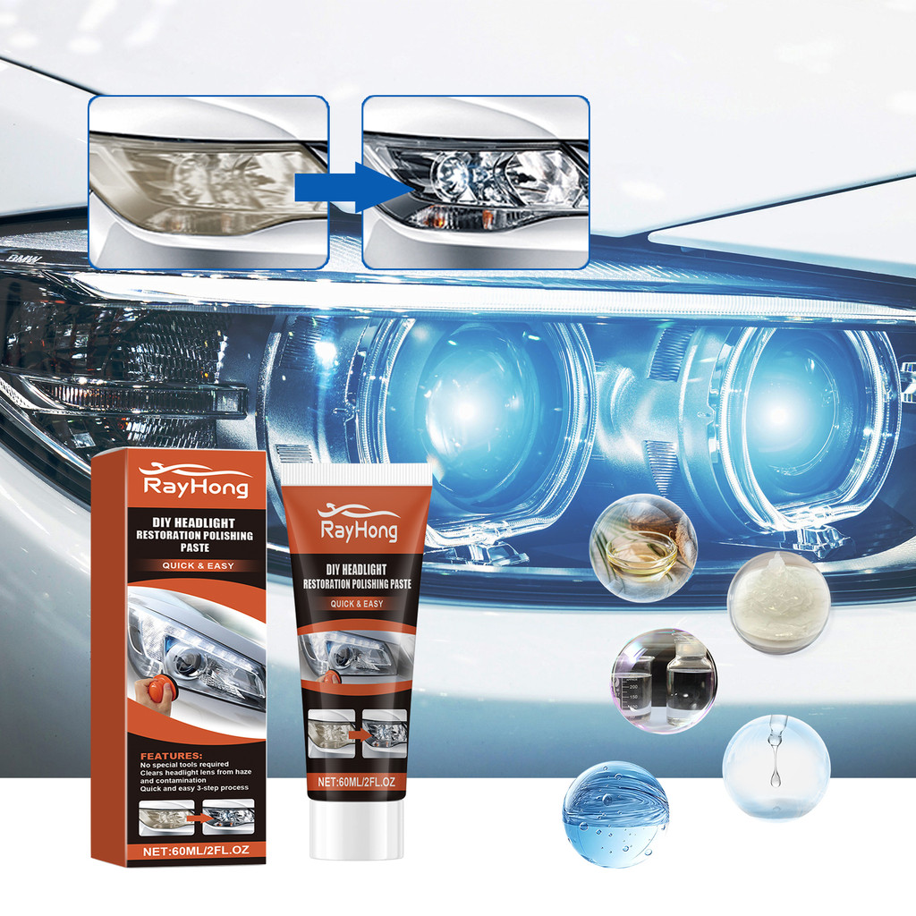 马来西亚本土发货Rayhong Car Headlight Refurbishing Crystal Plating Agent ...
