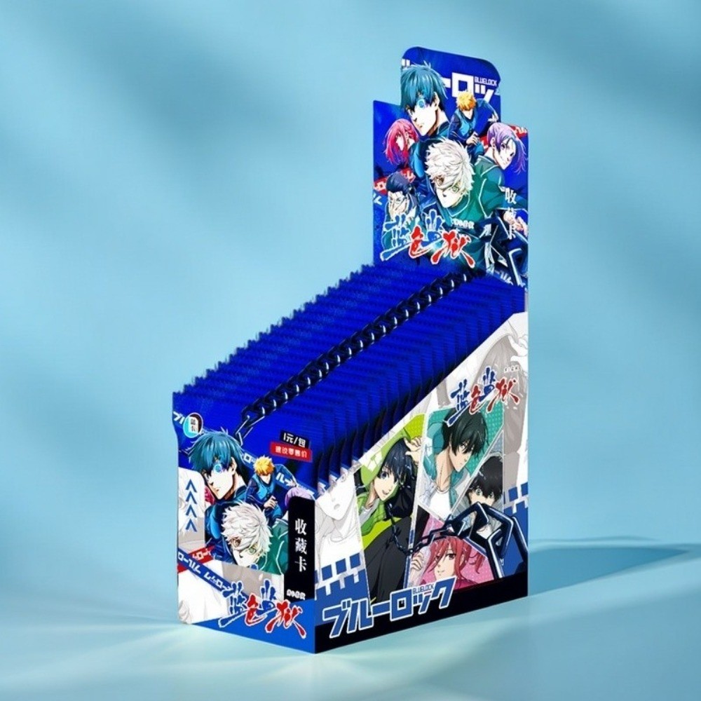 Blue Lock Collectible Trading Card Box 30 Packs Rare Cards Toy Non ...