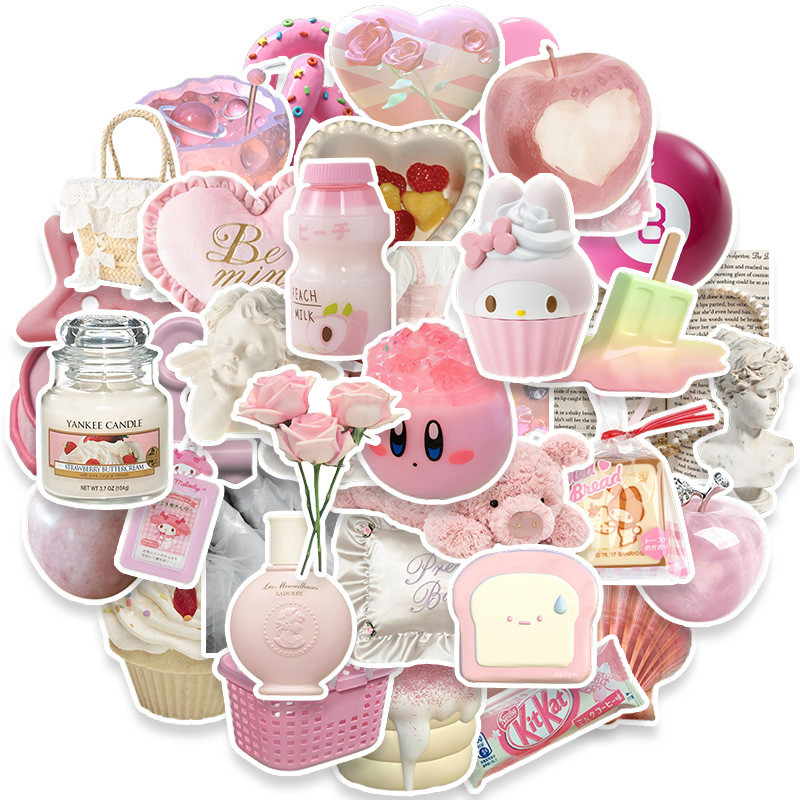 Small Things Handbook Decorative Stickers Pink Stickers 50 Suitcases ...