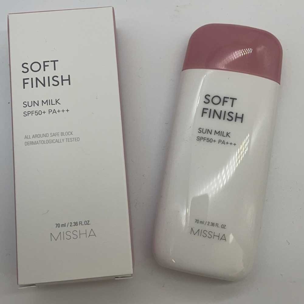 Missha All Around Safe Block Soft Finish Sun Milk SPF50+ 70ml | Shopee ...