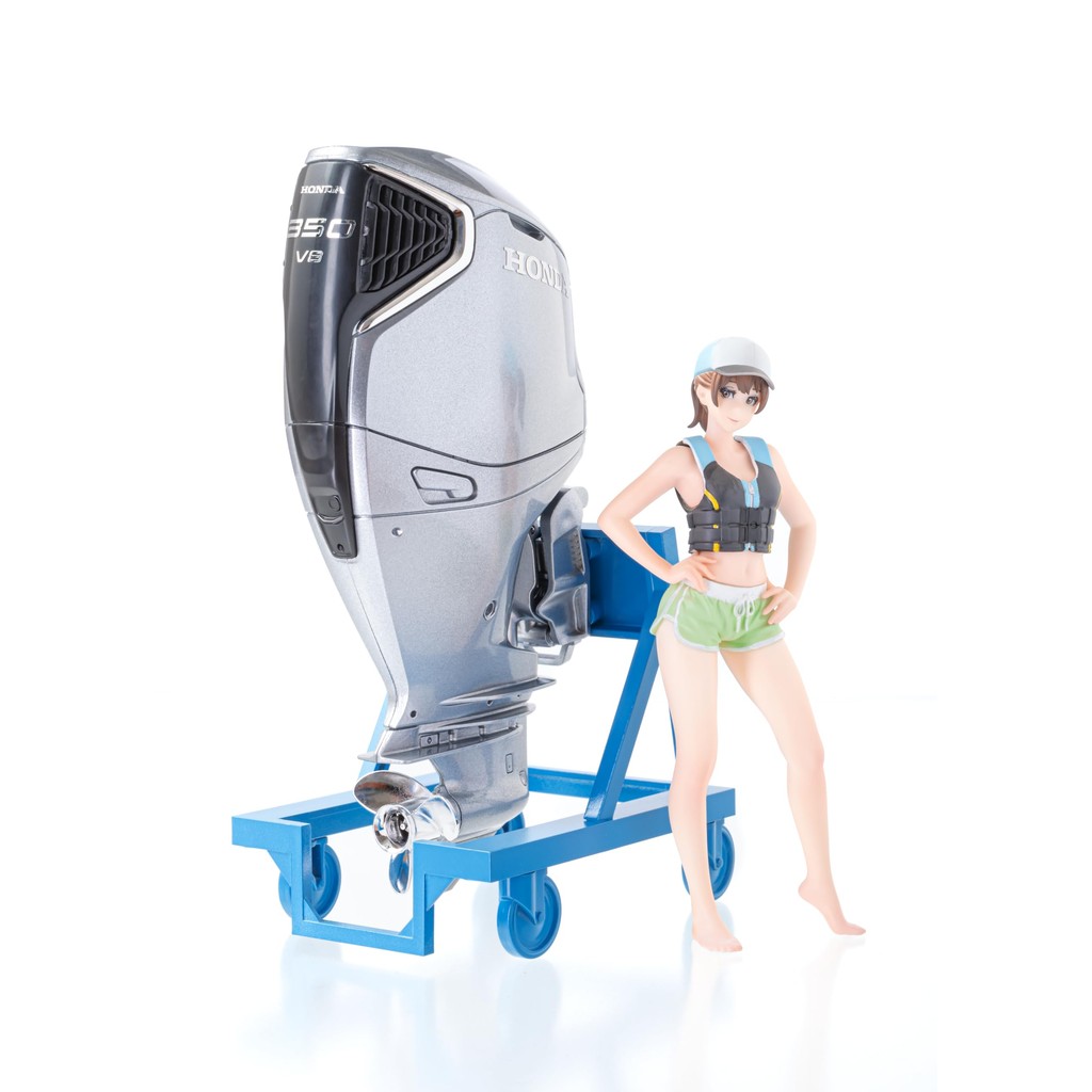 PLAMAX MF 88 minimum factory Minori with Honda outboard motor BF350 1/20 scale assembly plastic ...