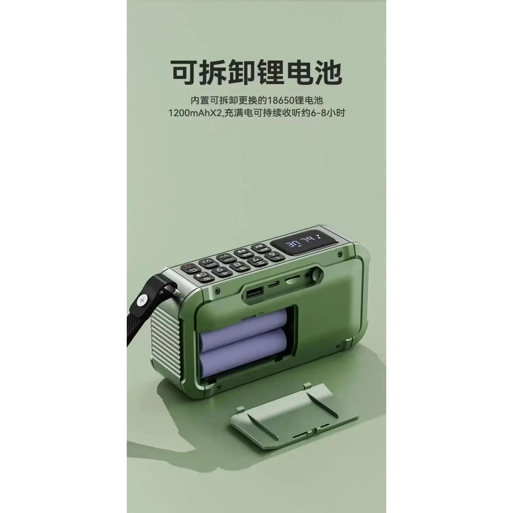 SANSUI F63 Multifunctional Digital FM Radio Wireless Bluetooth Speaker ...