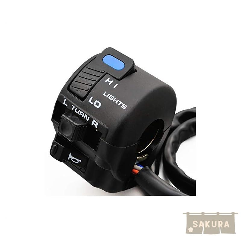 Daytona Motorcycle Switch Universal Set Switch 2 Left Side for Push ...