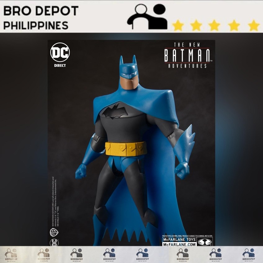 McFarlane DC DIRECT THE NEW BATMAN ADVENTURES 6IN WV4 BATMAN (BLUE-GREY ...