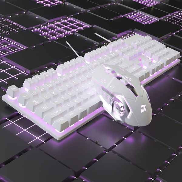 mouse wireless gaming keycap knob Papan kekunci Zhaoyin, tetikus, set ...