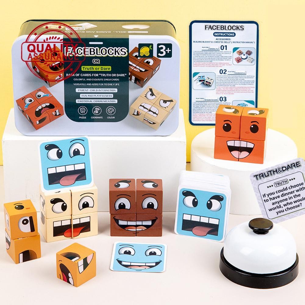 Truth Or Dare Face Changing Blocks Cube Blocks Children's Changing ...