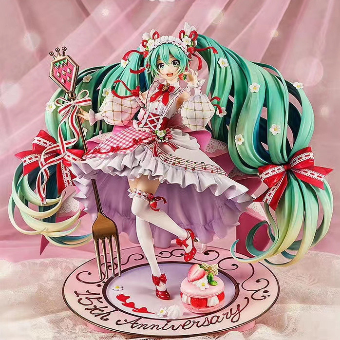 Hatsune Miku Commemorative Food Strawberry Mystery Box Figure Toy ...
