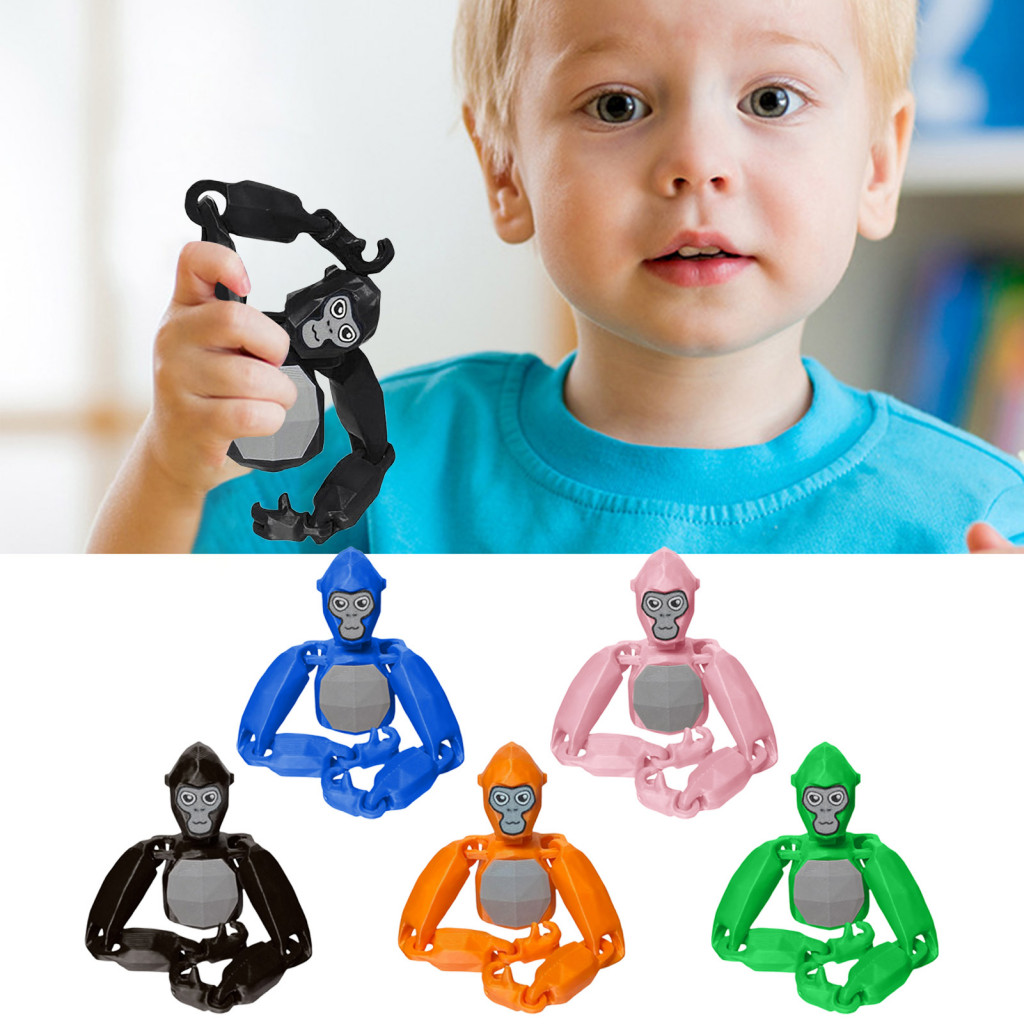 Desktop Ornament Dynamic Gorilla Tag Design Flexible Gorilla Tag Toy ...