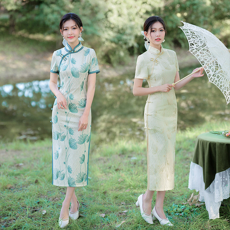 Suzhou Cheongsam 2024 New Summer Republic of China Style Vintage Lace ...