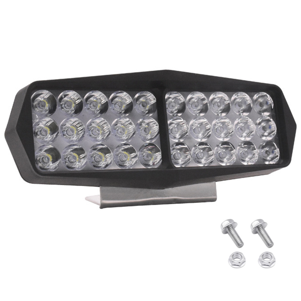 Electric Motorcycle Light Modified External Spotlight Super Bright 12 ...