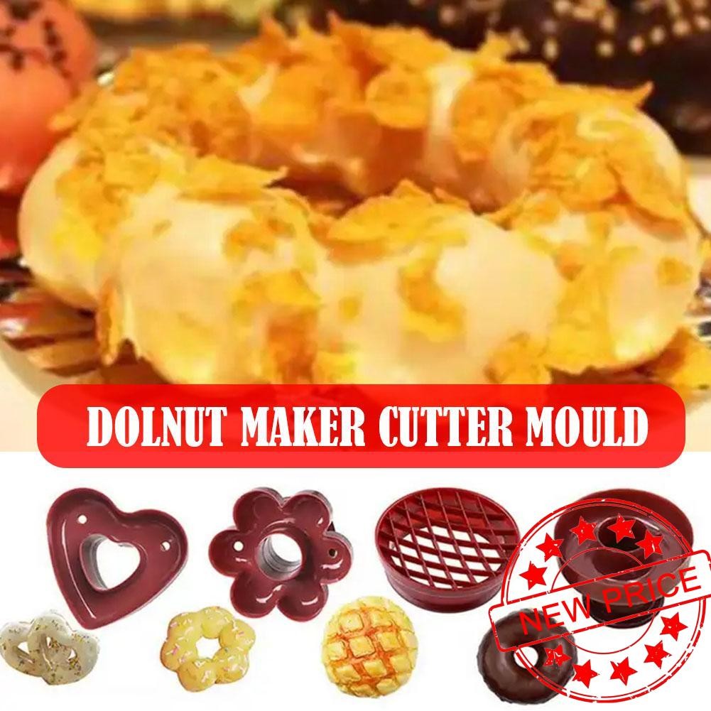 Plastic Donut Cookie Cutter Mold Diy Baking Doughnut Mould Desserts ...