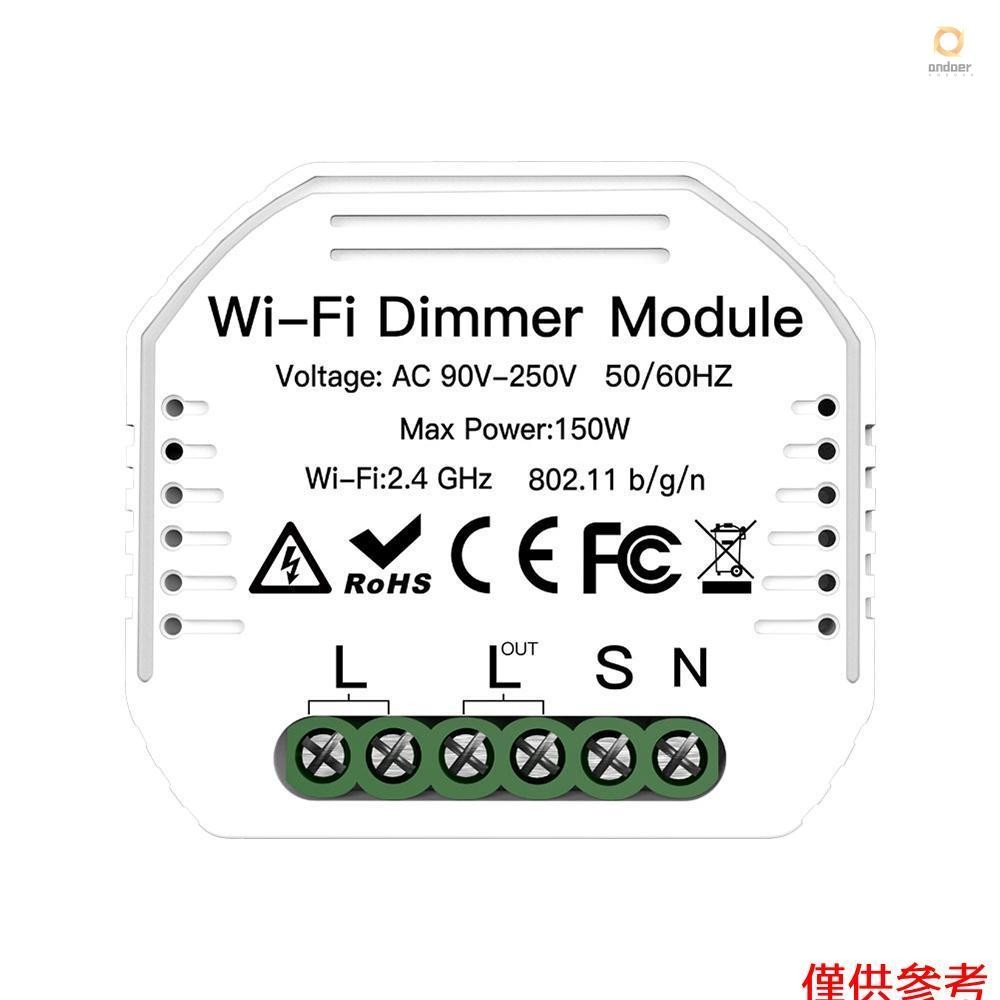 90-250V Wifi Dimmer Module Dimmer Switch Smart Light Switches 2 Way ...