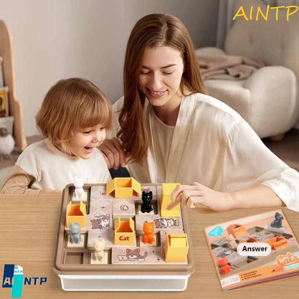 AINTP Hidden Cat Clearance Board, Hidden Maze Montessori Hide Seek ...