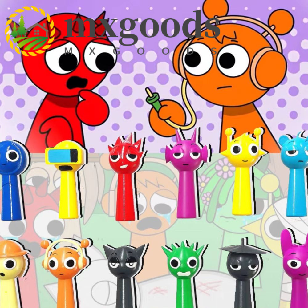 MXGOODS 12pcs Incredibox Sprunki Dolls, Simulation Singers Incredibox Sprunki Action Figure Toy ...