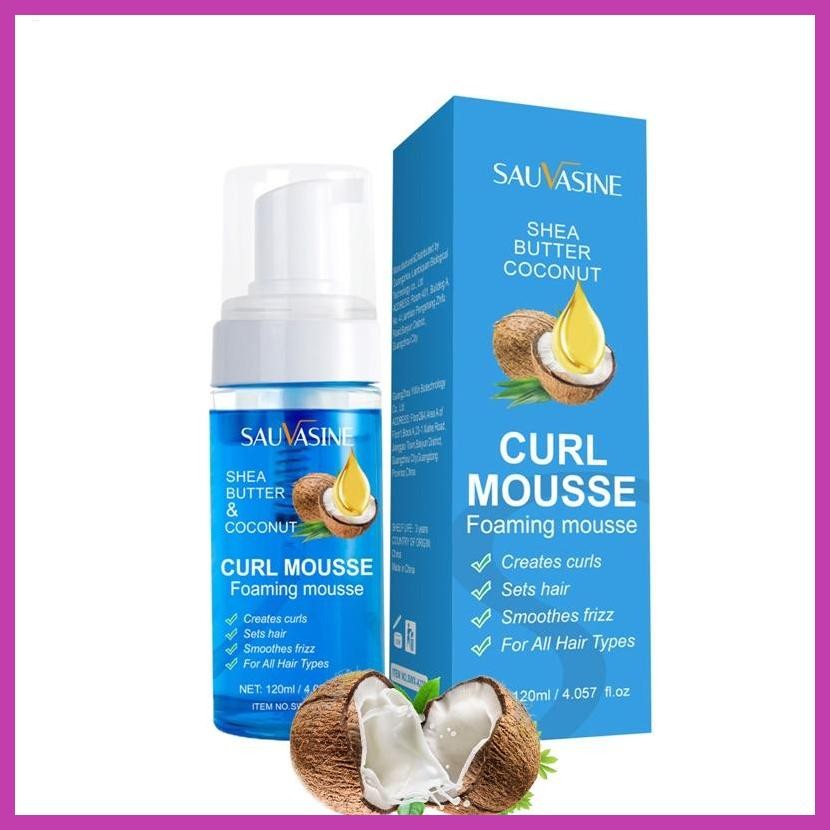 Curly Hair Mousse Lightweight Foam Curl Mousse Soft Foaming Curl Mousse ...