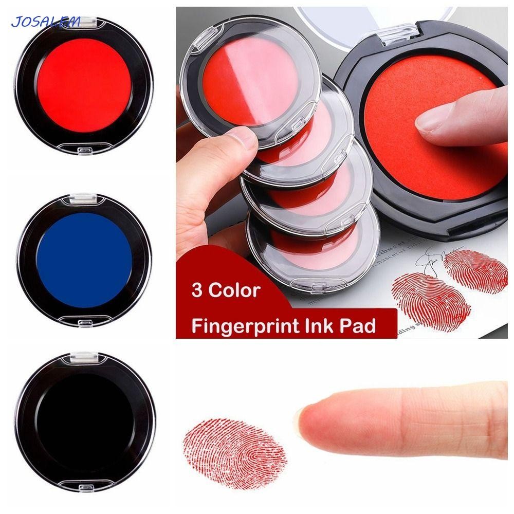 JOSALEM Thumbprint Ink Pad, For Notary Quick-drying Mini Fingerprint ...
