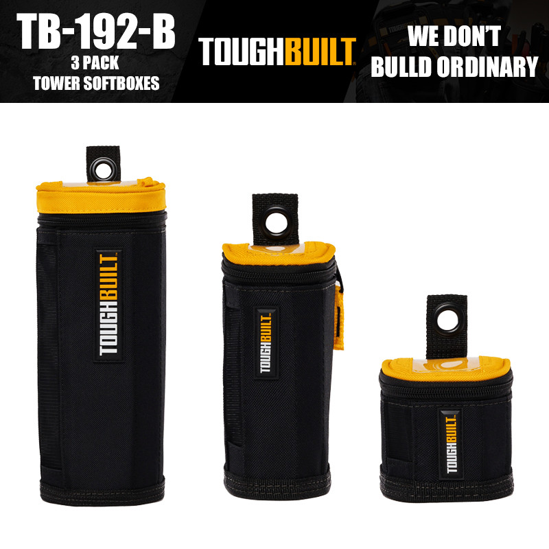 ToughBuilt TB-192-B 3 Pack Tower Softboxes Tools Packaging Bag | Shopee ...