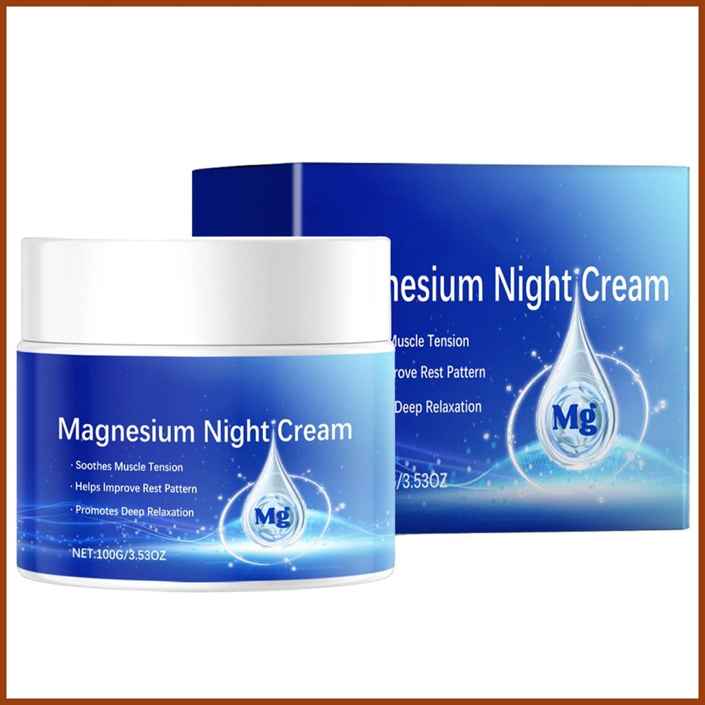 Magnesium Night Cream 100ml Magnesium Sleeping Cream Magnesium Sleep ...