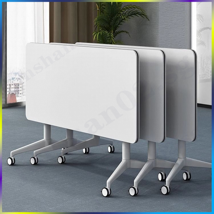 Foldable conference table training table and chair combination mobile ...