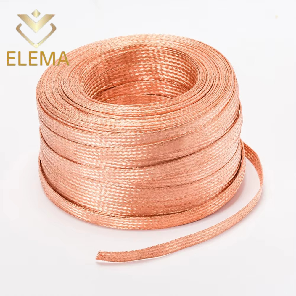 pure copper braided Strap Connecting Wire 1.5mm2 flexible grounding ...
