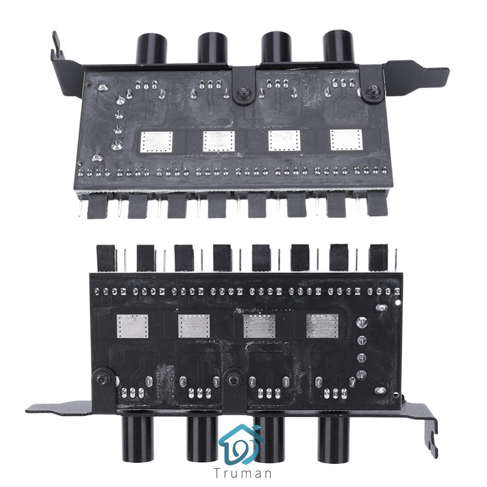 PWM Cooler Fan HUB SATA/4 Pin Adapter 8 Channel PC Case Cooling Fan Hub ...