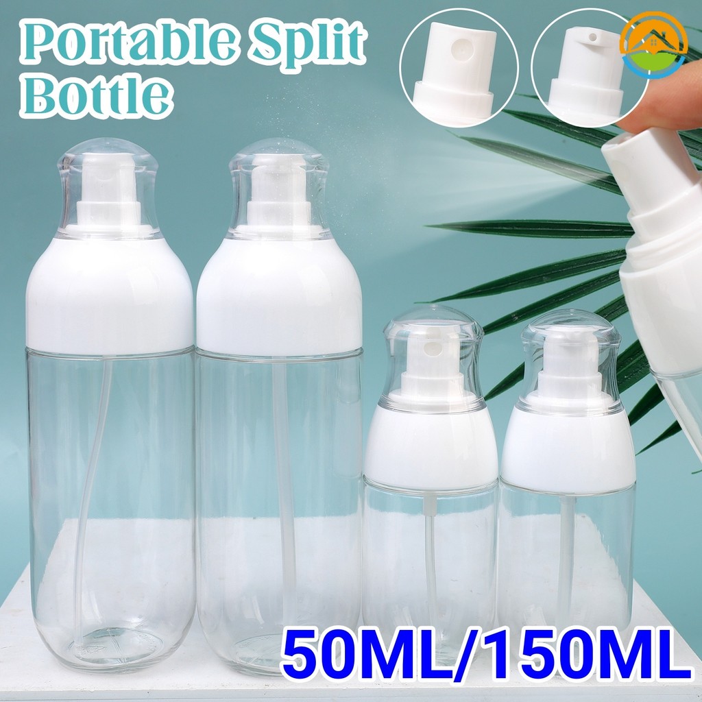 Portable Mini Press Travel Split Bottle - Practical Transparent Spray ...