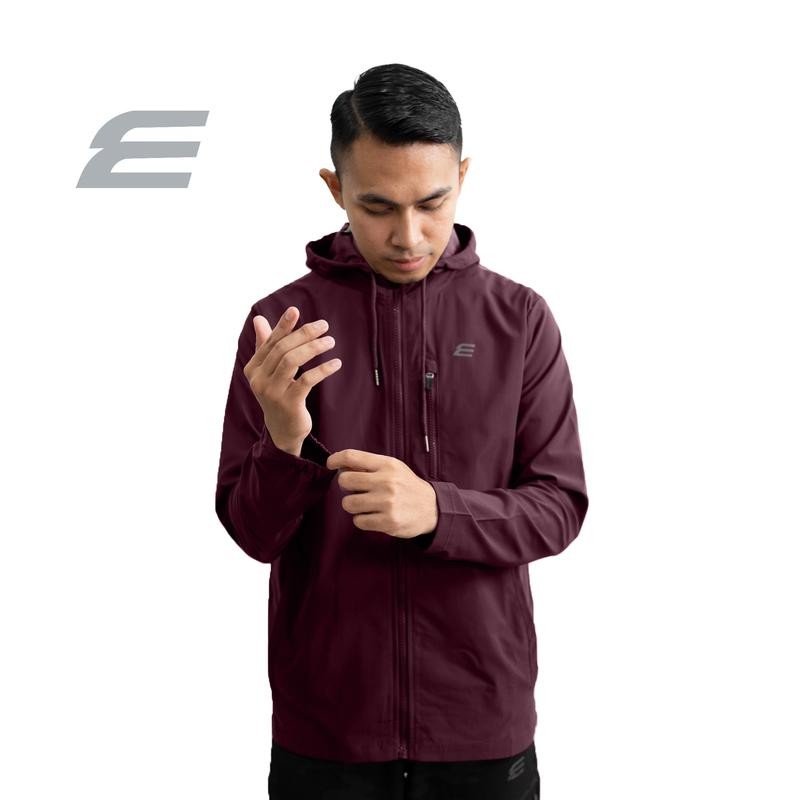 ELGINI E16158 Hooded Windbreaker Waterproof | Shopee Malaysia