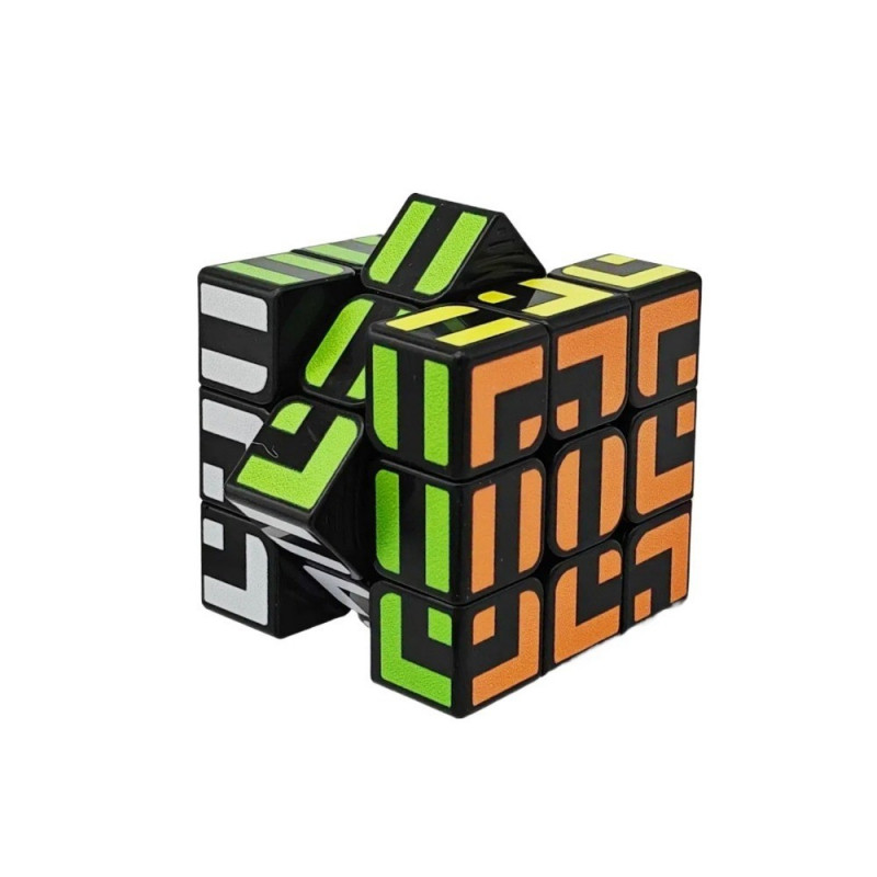 Z-cube Maze 3x3 Speed Cube Stickerless Difficult Magic Cube | Shopee ...