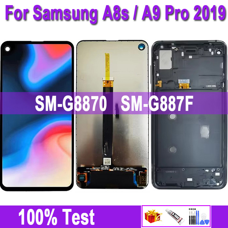 Original LCD For Samsung A8s SM-G8870 G887F A9 Pro 2019 Touch Screen Display Assembly ...
