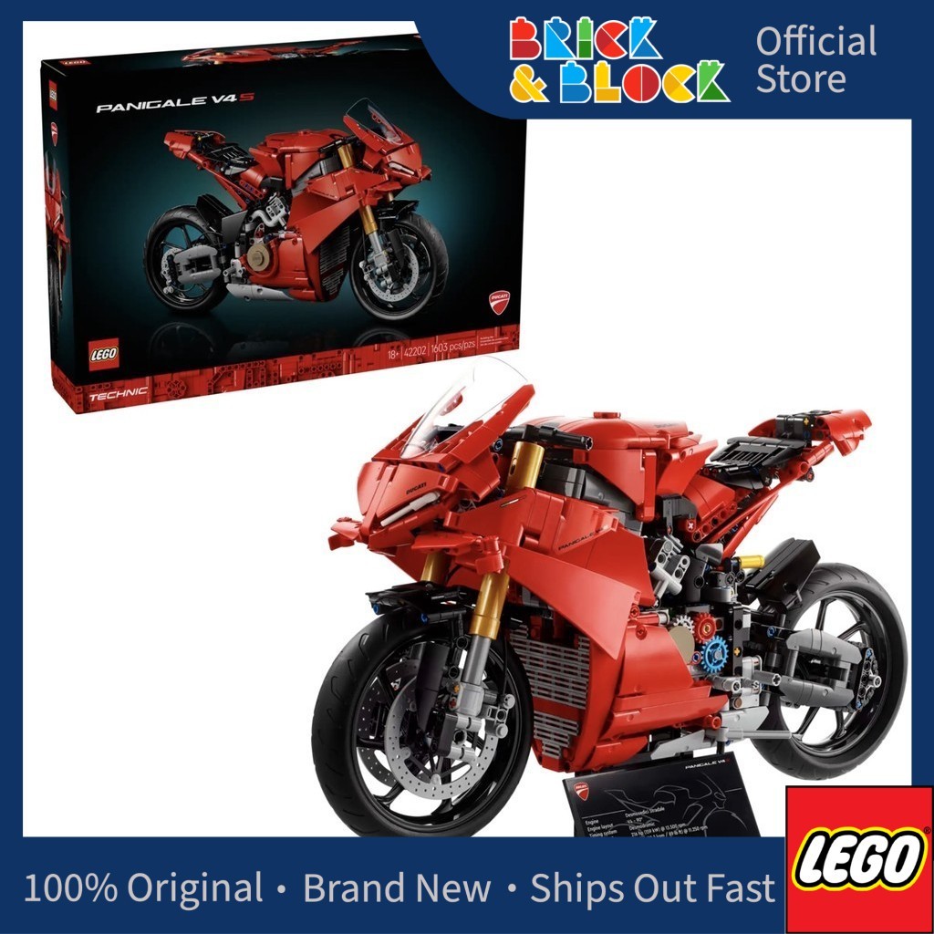 LEGO 42202 Ducati Panigale V4 S Motorcycle | LEGO Technic | Shopee Malaysia