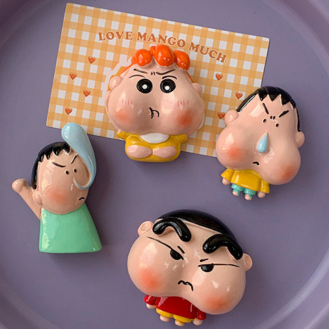 【Shipment Within 24 Hours】 Ins Style Crayon Shin Chan Fridge Magnet ...