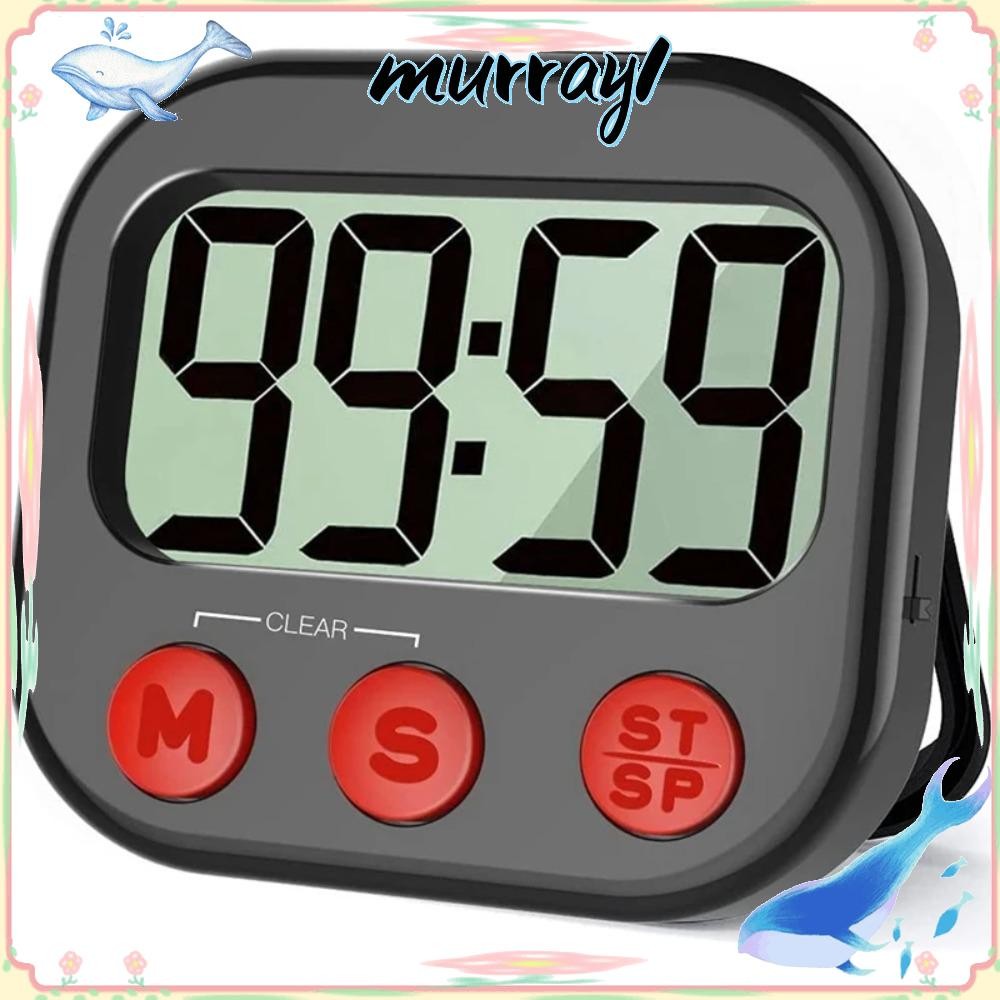 MURRAY1 Digital Kitchen Timers, LCD Screen Time Reminder Visual ...