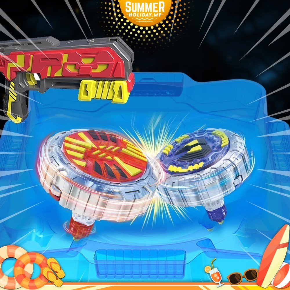 Spin Fighters Cartoon Series Top Shooting Blaster Toy Sky Flame Fire ...