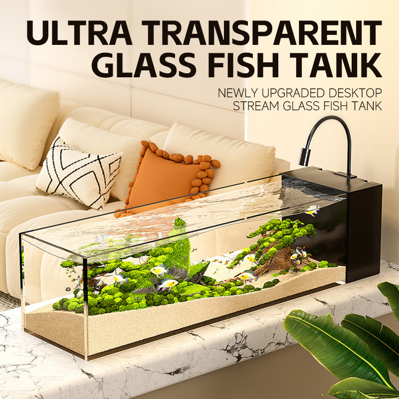 Crystal Clear Glass Fish Tank 8MM Glass Aquarium CC Tank Aquascape Tank ...