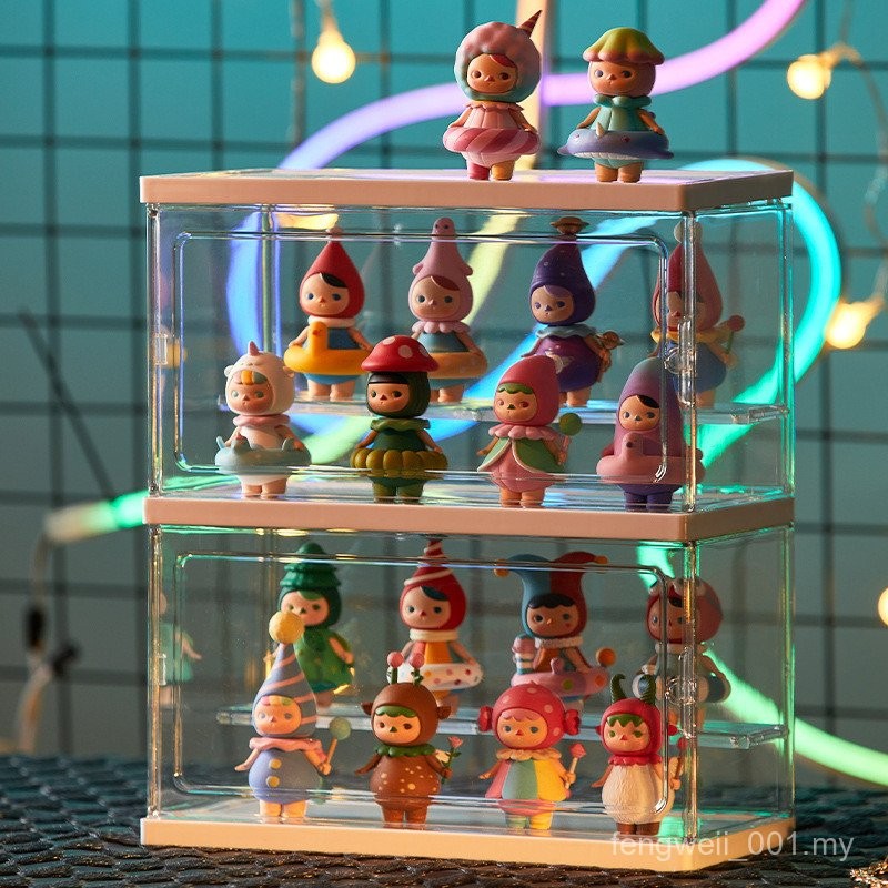 Pop Mart Display Box Mystery Box Shelf Storage Rack Figure Wall Lego ...